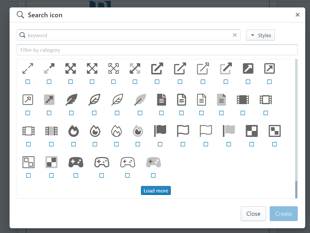 Flipchart objects - Icons - Colltrain Docs
