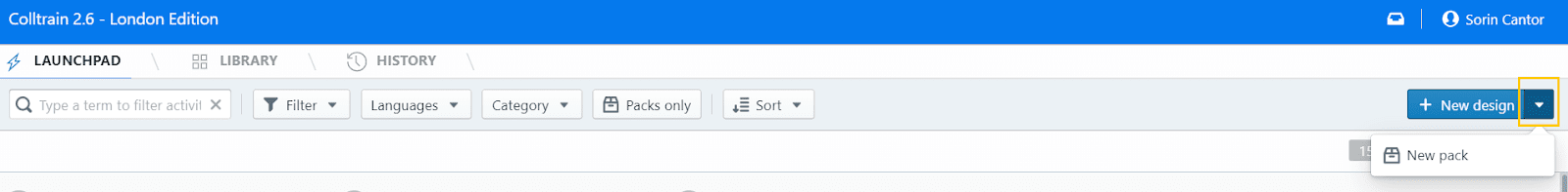 Working with activity packs - Colltrain Docs